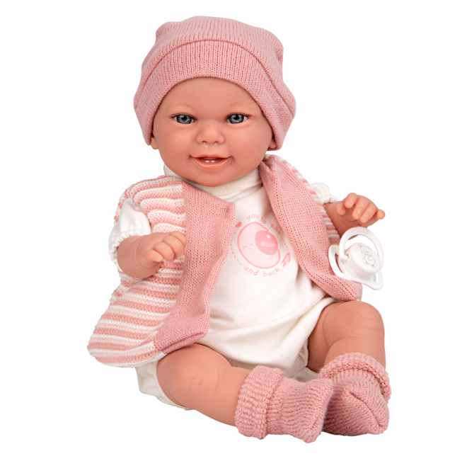 Pink Babyto Elegance doll with laugh mechanism - Muñecas Arias