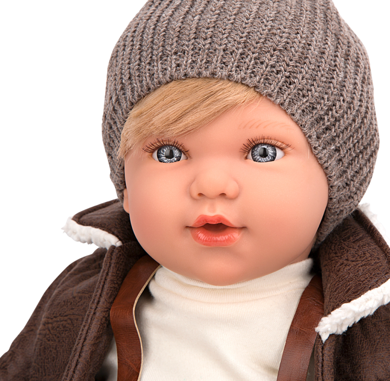 Brown Irio Elegance doll with 14-sound mechanism (magnetic and try me ...